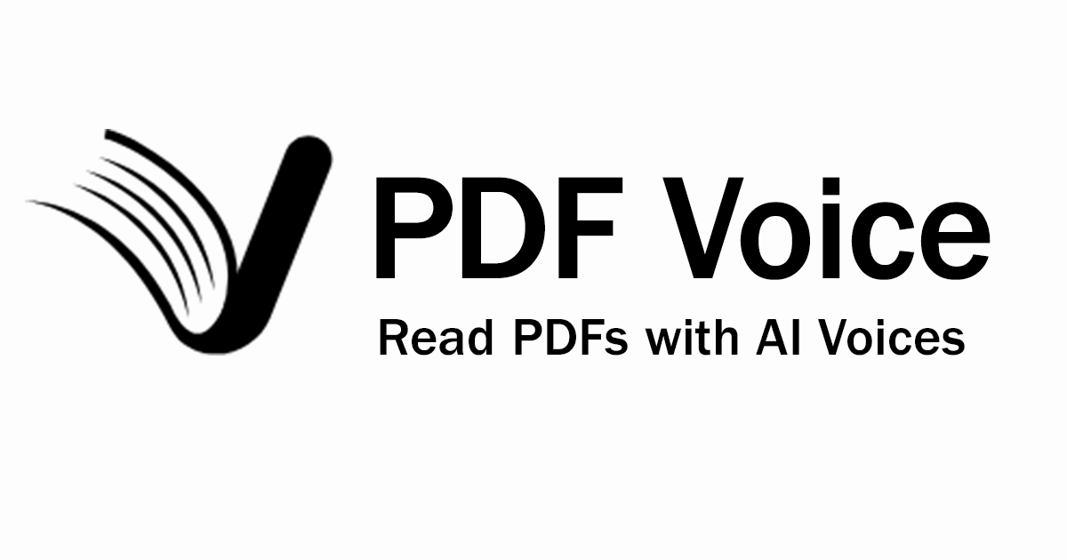PDF Voice | Read PDFs with AI voices